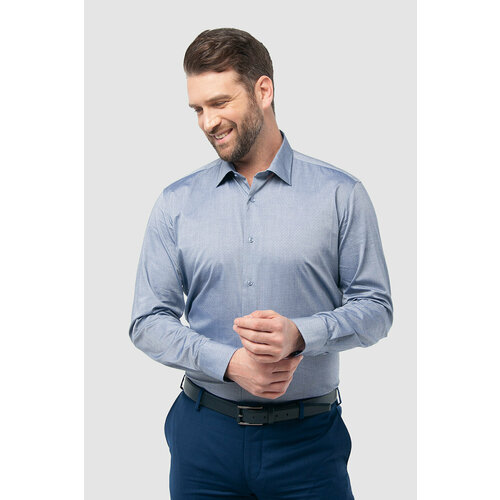 Рубашка KANZLER, размер 38, синий