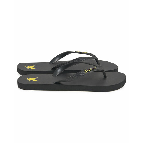 Шлепанцы Lyle & Scott Flip Flop, размер 43, черный