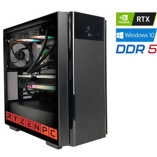 Настольный компьютер RyzenPC GAME 83513576 (AMD Ryzen 5 7500F 3.7 ГГц, AMD A620, 64 DDR5, SSD: 1000, NVIDIA GeForce RTX 3060 12 Гб, WI-FI, Без привода, 750 Вт, Deepcool CH510 Mesh Digital, Windows 10 Pro)