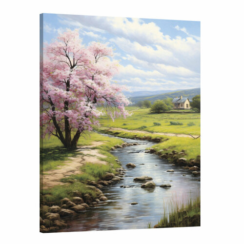 Интерьерная картина 50х70 "Расцвет весны"