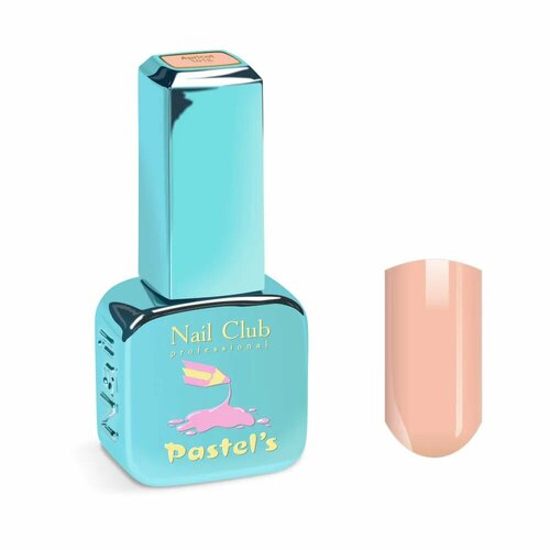 Nail Club professional Эмалевый гель-лак для ногтей с липким слоем PASTEL'S 1018 Apricot 13 мл