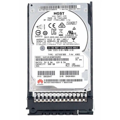 Жесткий диск Huawei 0B32647 300Gb 10000 SAS 2,5" HDD