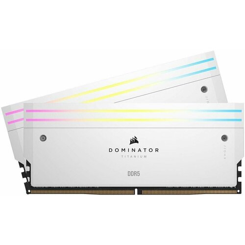 Оперативная память Corsair Dominator Titanium RGB, DDR5, 64 GB, 6000MHz, CL30 (CMP64GX5M2B6000C30W)