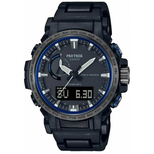 Наручные часы CASIO PRW-61FC-1, синий, черный