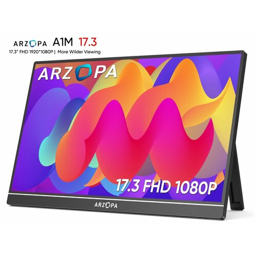 17.3" Портативный монитор ARZOPA A1M 60Hz, черный