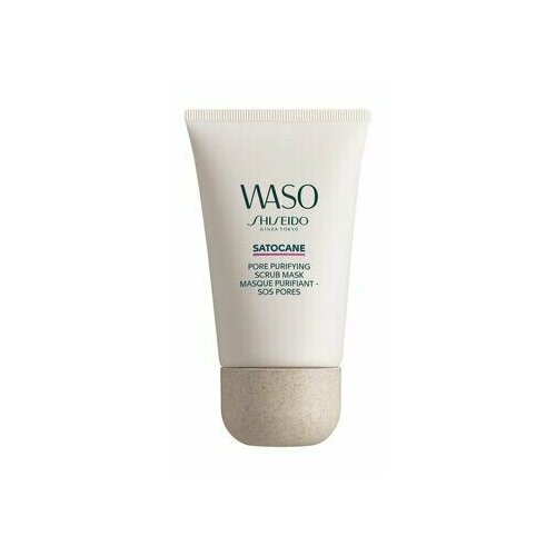 Маска скраб на основе минеральной глины Shiseido Waso Satocane Pore Purifying Scrub Mask