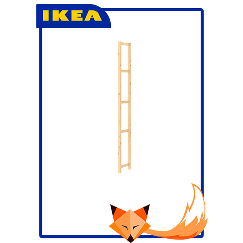 Стойка для стеллажа IKEA Ivar 30x226 см, сосна