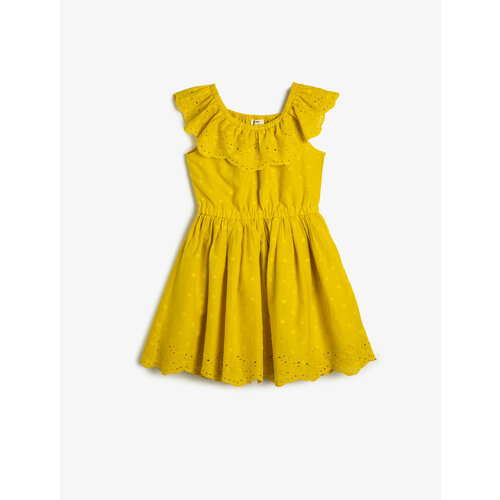 Платье KOTON, размер 110/116, желтый