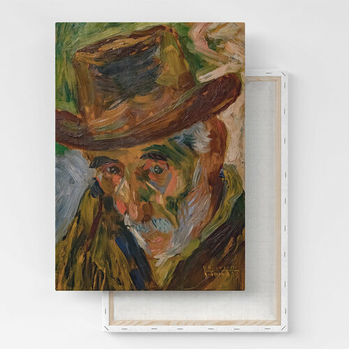Картина на холсте, репродукция / Умберто Боччони - Head of an old Man / Размер 40 x 53 см