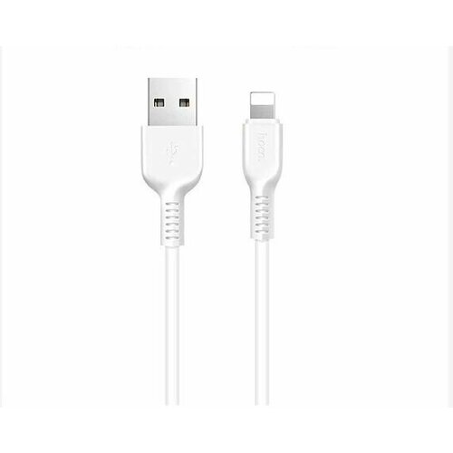 Кабель Hoco X20 Lightning - USB белый, 1м