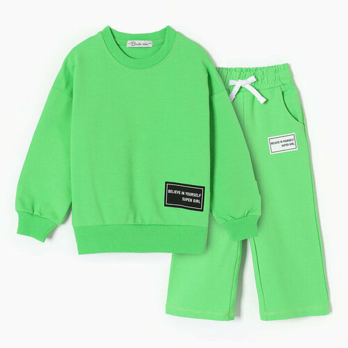 Комплект одежды Bonito, размер 116, зеленый
