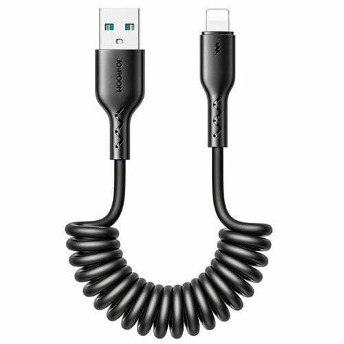 Кабель-пружина JOYROOM USB - 8 pin Lightning 3A SA38-AL3