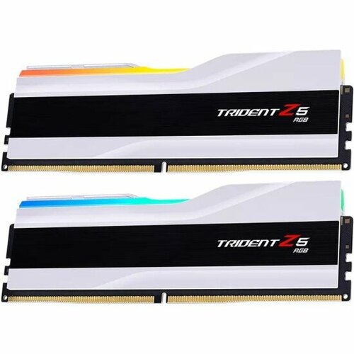 Оперативная память 32GB (2x16GB) G.SKILL TRIDENT Z5 RGB (F5-6000J3238F16GX2-TZ5RW), DDR5, 6000MHz, CL32 (32-38-38-96), 1.35V, White