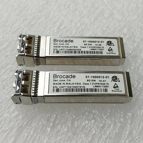 Оптический трансивер Brocade 57-1000012-01 комплект 2 шт. модуль SFP+ 8 Gbps