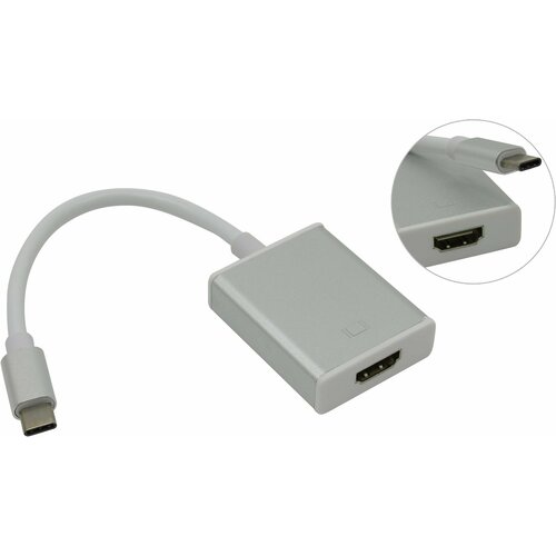 Кабель-адаптер "B&P" USB-C -> HDMI (F) 0,2м