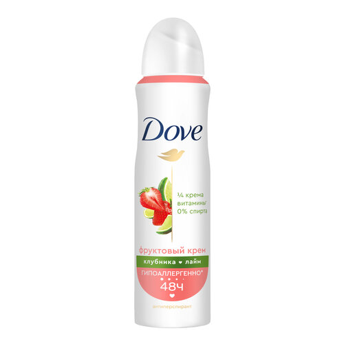 Dove Антиперспирант-аэрозоль клубника-лайм, аэрозоль, 150 мл, 1 шт.