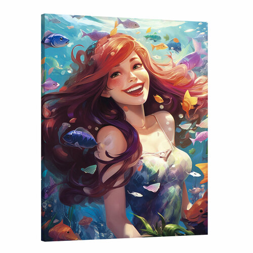 Интерьерная картина 50х70 "Морская дева"