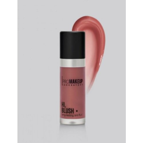 PROMAKEUP LABORATORY Стойкие румяна-флюид многофункциональные HI, BLUSH, тон 103 punch / персиково-розовый