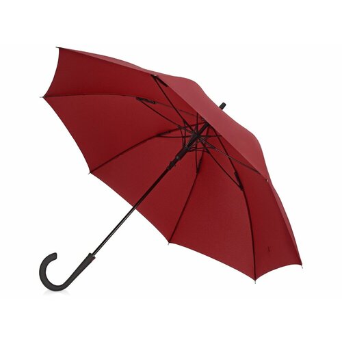 Зонт-трость полуавтомат, система «антиветер», бордовый