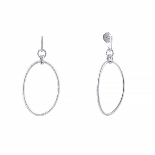 Серьги ELEMENT47, серебро, 925 проба