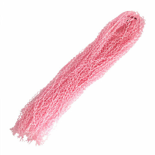 Канекалон Зизи, косички гофре, волосы для наращивания, 120 см цвет нежно-розовый