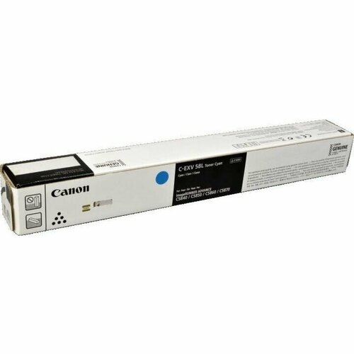 Картридж для лазерного принтера CANON C-EXV 58 L Cyan (3767C002)