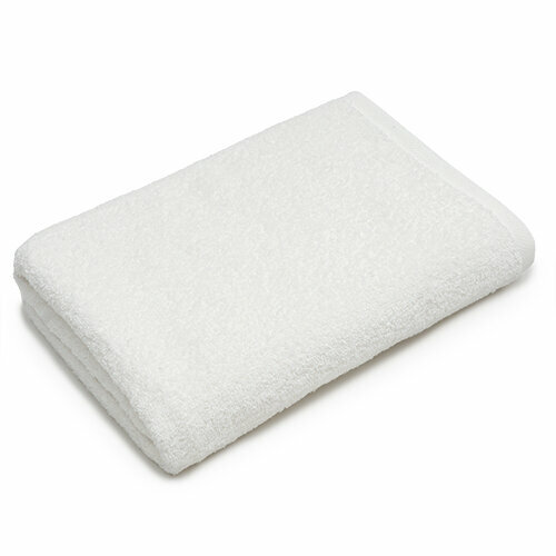 Махровое полотенце GINZA 100х150, 100% хлопок, 450 гр./кв. м. Молочно-белый