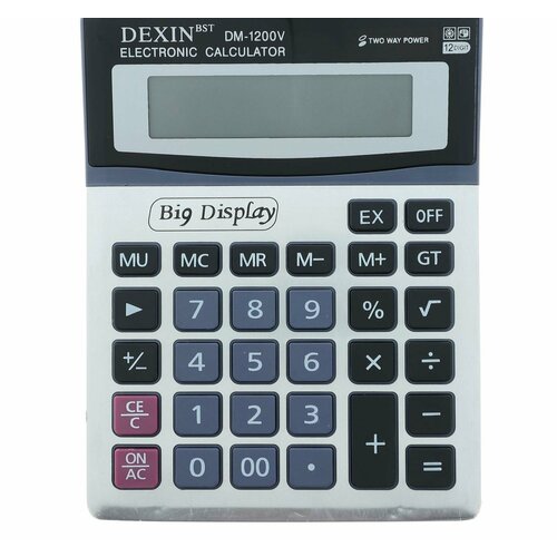 Калькулятор настольный, 12 - разрядный, DM-1200V
