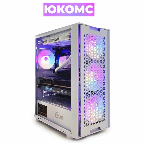 Игровой PC юкомс Core i9-13900F, GTX 1630 4GB, ssd 480gb, 32Gb DDR4, БП 600W DeepCool PF600, win 10 pro, White game case