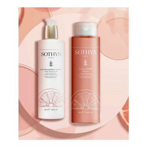 Sothys, Подарочный набор: молочко и тоник для лица