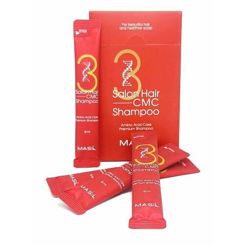 Шампунь для волос Masil "3 Salon Hair CMC Shampoo" с аминокислотами 3 шт