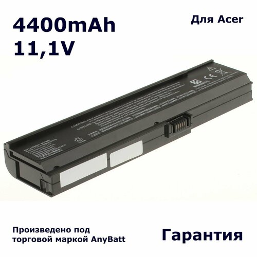 Аккумулятор AnyBatt 4400mAh, для Aspire 3680 5050 TravelMate 2480 5570Z 2400 3200 5030 2482WX3683WX3032 5570