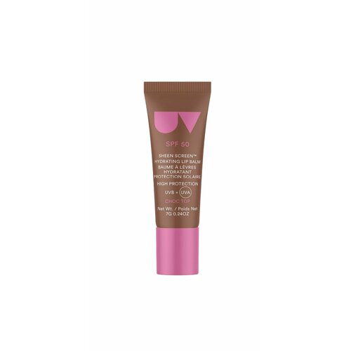 ULTRA VIOLETTE мини Увлажняющий солнцезащитный бальзам для губ Sheen screen hydrating lip balm SPF50 CHOC TOP 7 g
