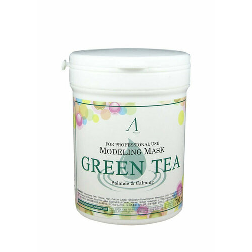 Anskin Маска альгинатная с экстрактом зеленого чая успокаивающая Green Tea Modeling Mask, 240г