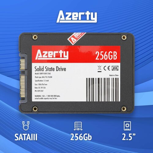 256 Гб Внутренний SSD диск Azerty Bory R500 256G