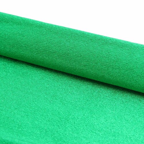 Креповая бумага 'металлик' для упаковки подарков и цветов 50*200 см, Astra&Craft (EM-04 зеленый)