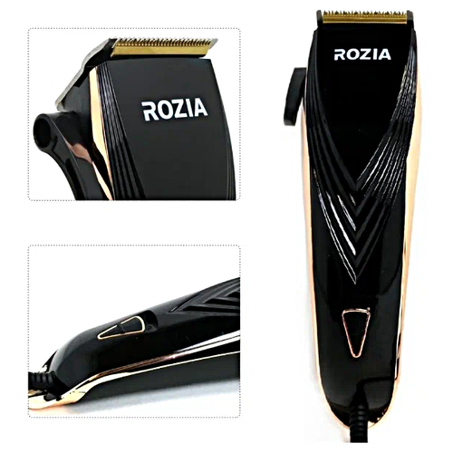 Машинка для стрижки волос Розия, Профессиональный триммер для стрижки волос, для бороды, усов, Черный