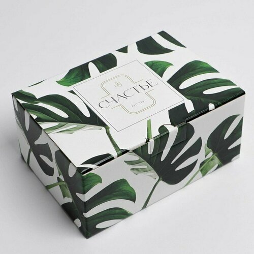 Коробка‒пенал «Счастье», 22 × 15 × 10 см (комплект из 12 шт)