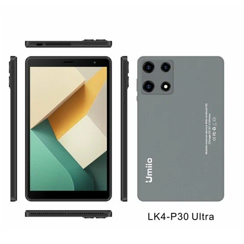 Планшет детский Umiio P30 Ultra 4/64ГБ Android 12 / Серый