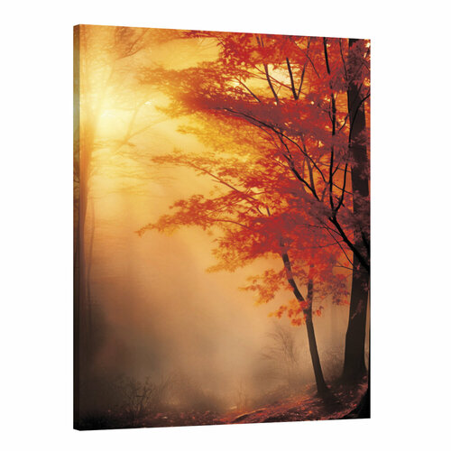 Интерьерная картина 50х70 "Осенний рассвет"