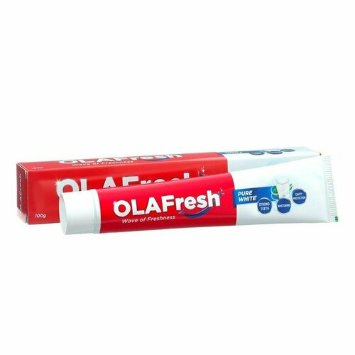 Зубная паста OLAFresh Pure White Toothpaste, 100 г (комплект из 10 шт)