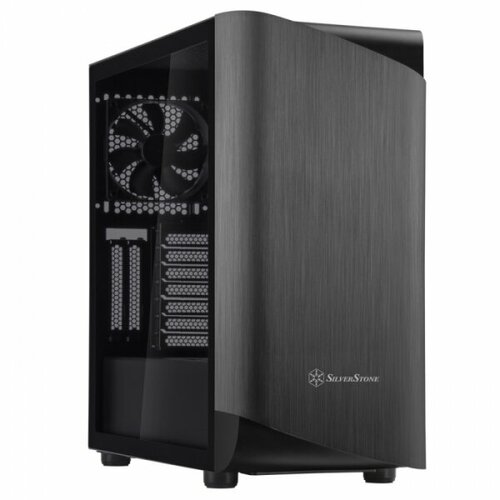 Корпус SilverStone Seta, ATX, без БП, темно-серый (SST-SEA1TB-G)