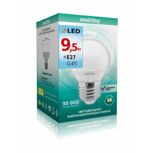 Светодиодная лампа SMARTBUY LED P45 9,5W E27 4000K