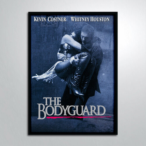 Постер в раме/Телохранитель Кевин Костнер Уитни Хьюстон Оригинал The Bodyguard