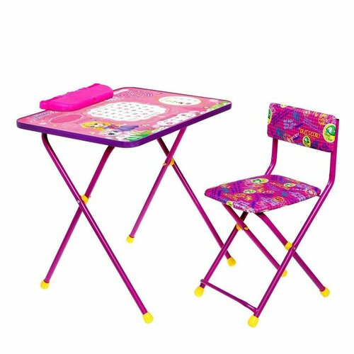 Комплект детской мебели ZABIAKA "Милая принцесса", стол и мягкий стул
