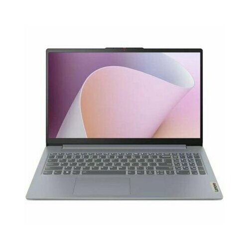 Ноутбук Lenovo IdeaPad Slim 3 15AMN8 IPS FHD (1920x1080) 82XQ006PRK Серый 15.6" AMD Ryzen 5 7520U, 8ГБ LPDDR5, 256ГБ SSD, Radeon Graphics, Без ОС
