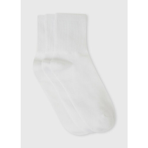 Носки O'STIN, 3 пары, размер 36-38, белый