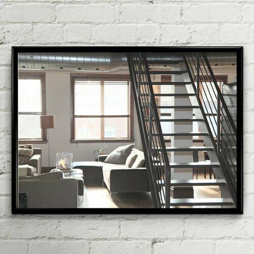 Постер "Комната с лестницей" Cool Eshe из коллекции "Интерьеры на любой вкус", плакат А3
