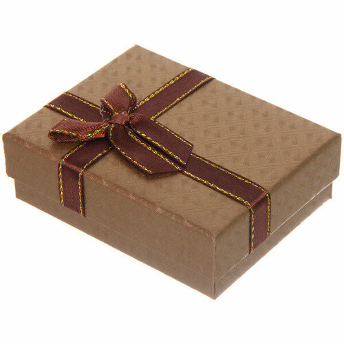 Коробка подарочная «С любовью» 9*7*3 см, Шоколад