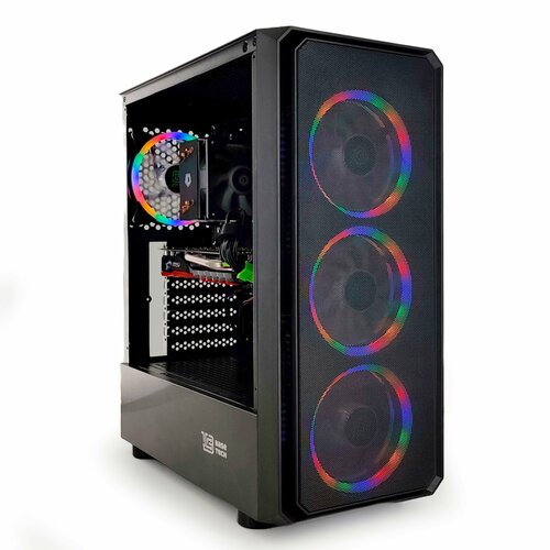 Игровой PC юкомс i5 3470, GTX 1050 Ti 4GB, SSD 240GB, 16GB DDR3, БП 450W, win 10 pro, Black game case